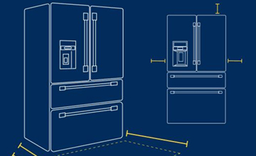 Standard Countertop Depth Refrigerators | Maytag